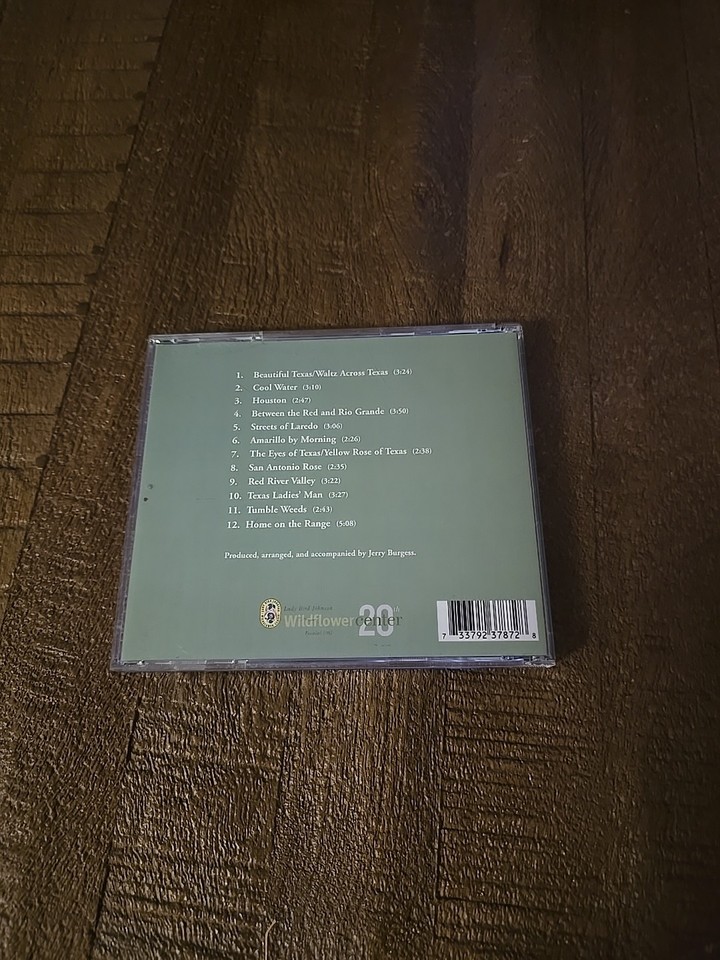 RARE CD Eyes of Texas A Tribute to Lady Bird Johnson Willie Nelson ...