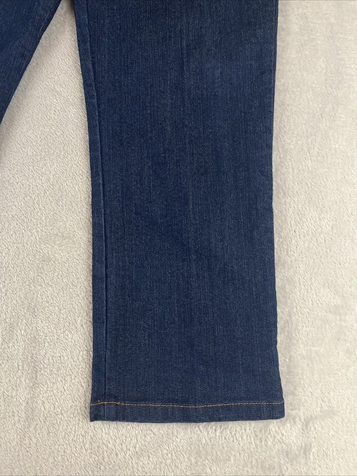 Allison Daley Petite dark wash blue denim straight leg jeans size 10PS ...