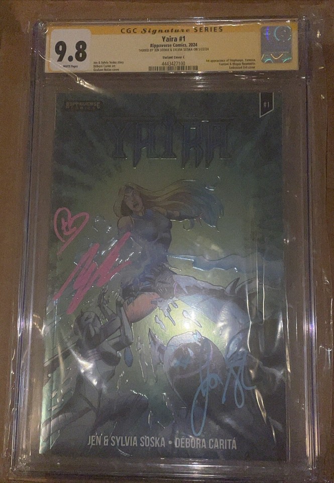 Yaira #1 Cover C CGC Grade 9.8 - Signed by Jen & Sylvia Soska ...