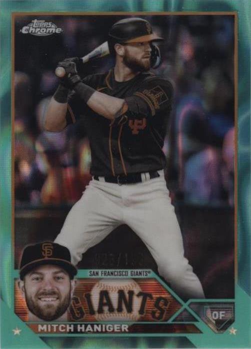 2023 Topps Chrome - Mitch Haniger #122 Aqua Lava Refractor /199 for ...