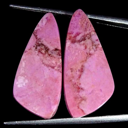 22.20Cts Natural Cobaltoan Calcite Fancy Pair Cabochon Loose Gemstone ...