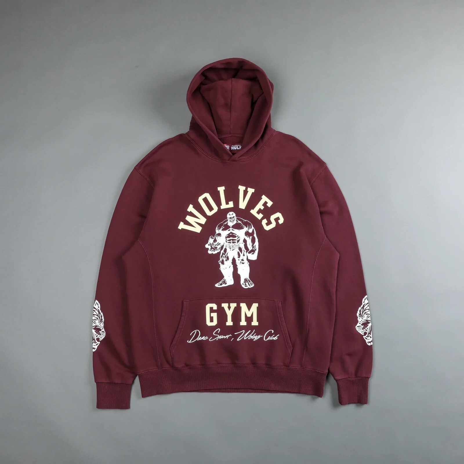 Darc Sport x Marvel Hulk Wolves Gym "Utah" Adult Hoodie Size M SOLD OUT ...