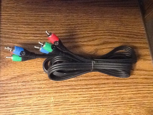 Radio Shack Component Video Cable 3 Red Green Blue RGB Coaxial HDTV DVD ...