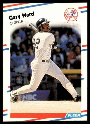 1988 Fleer Gary Ward New York Yankees #224 | eBay