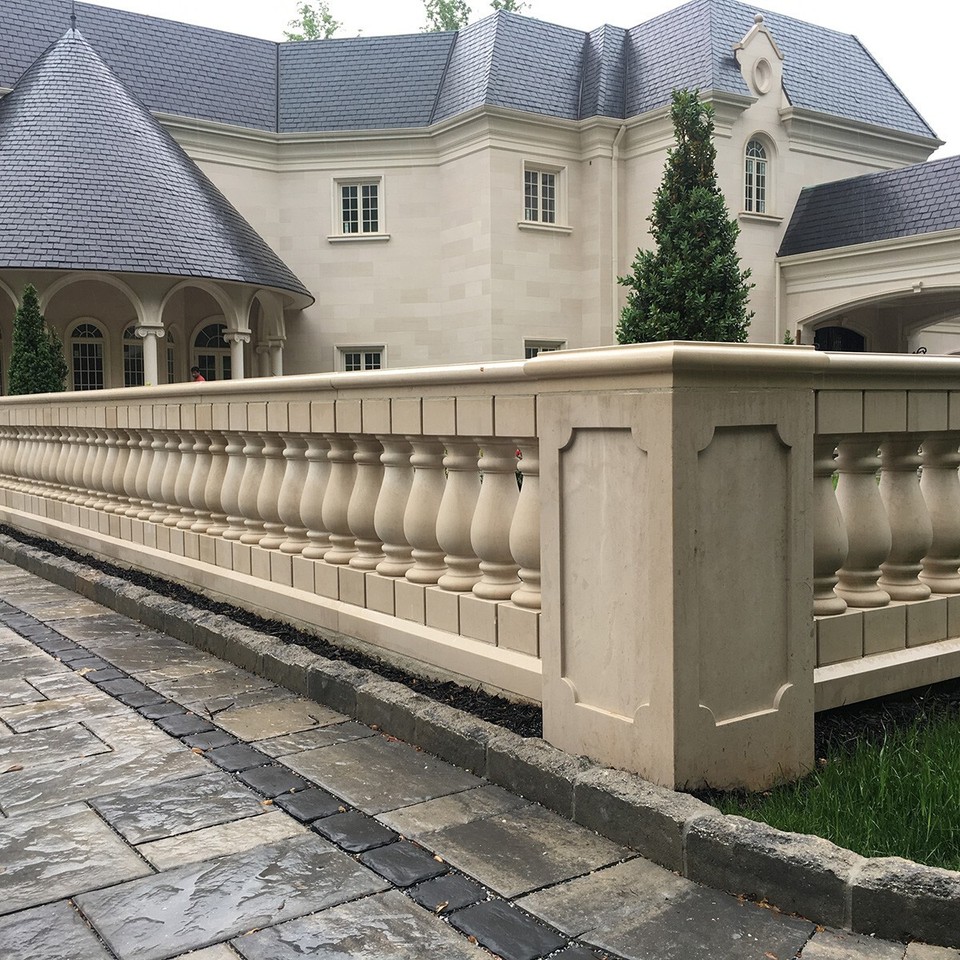 Beautiful Marble Balustrades. hand made pillars, rails and balusters (1 ...