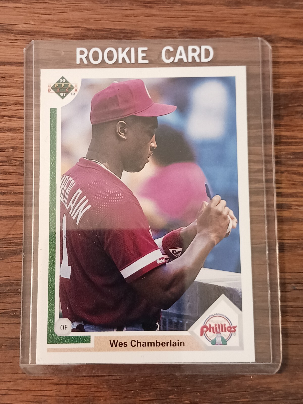 1991 Upper Deck 'Rookie' Baseball Card #626 Wes Chamberlain | eBay