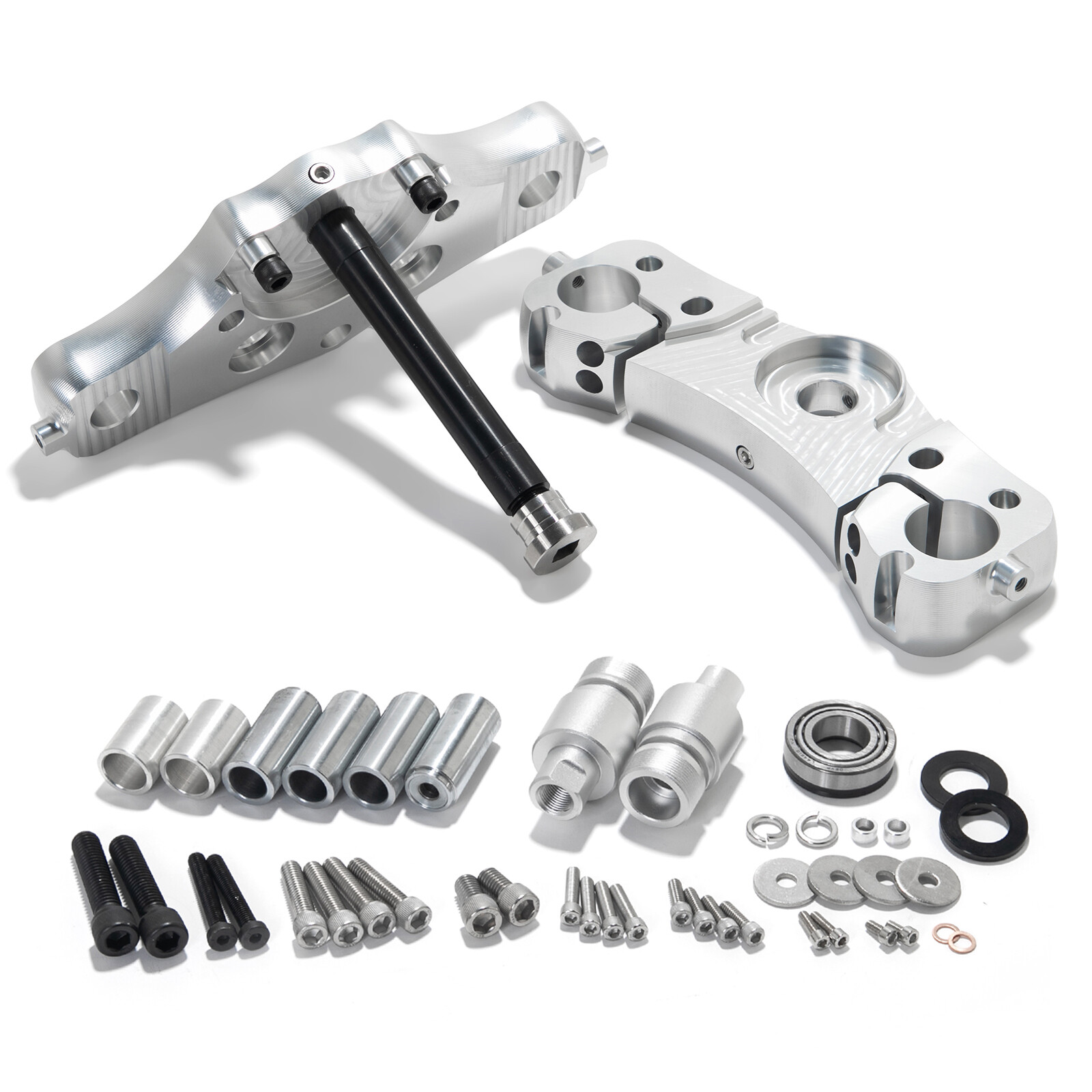 21" 23" 26" Wheel 11 Degree Raked Triple Trees Kits For Harley Touring ...