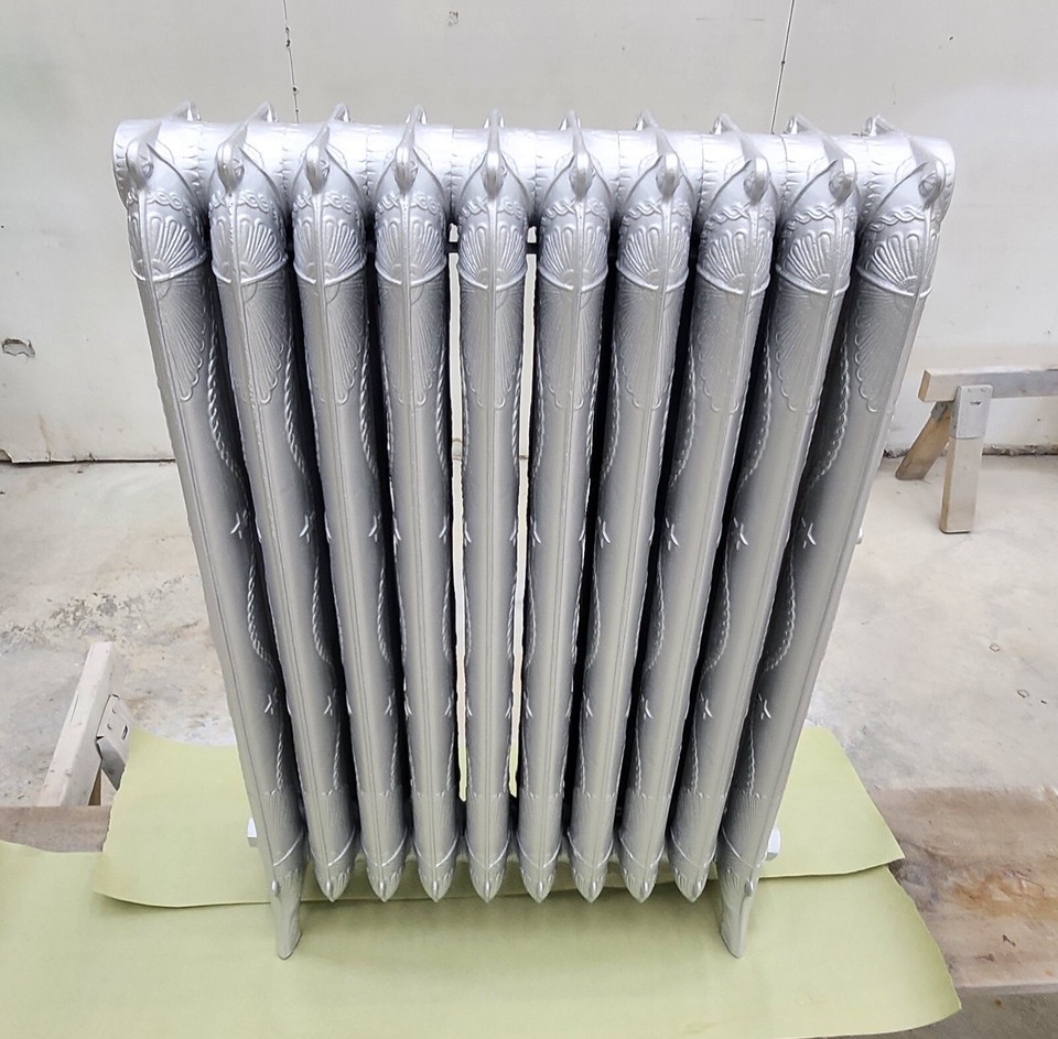 Victorian Radiator Cast Iron hot water steam antique heating star rope ...