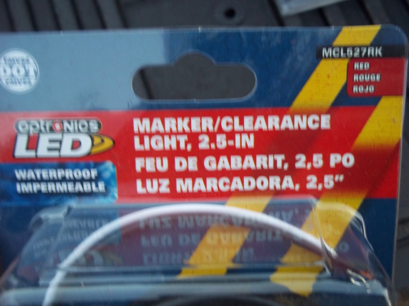 OPTRONICS 2.5" ROUND RED LED MARKER/CLEARANCE LIGHT MCL527RK | eBay