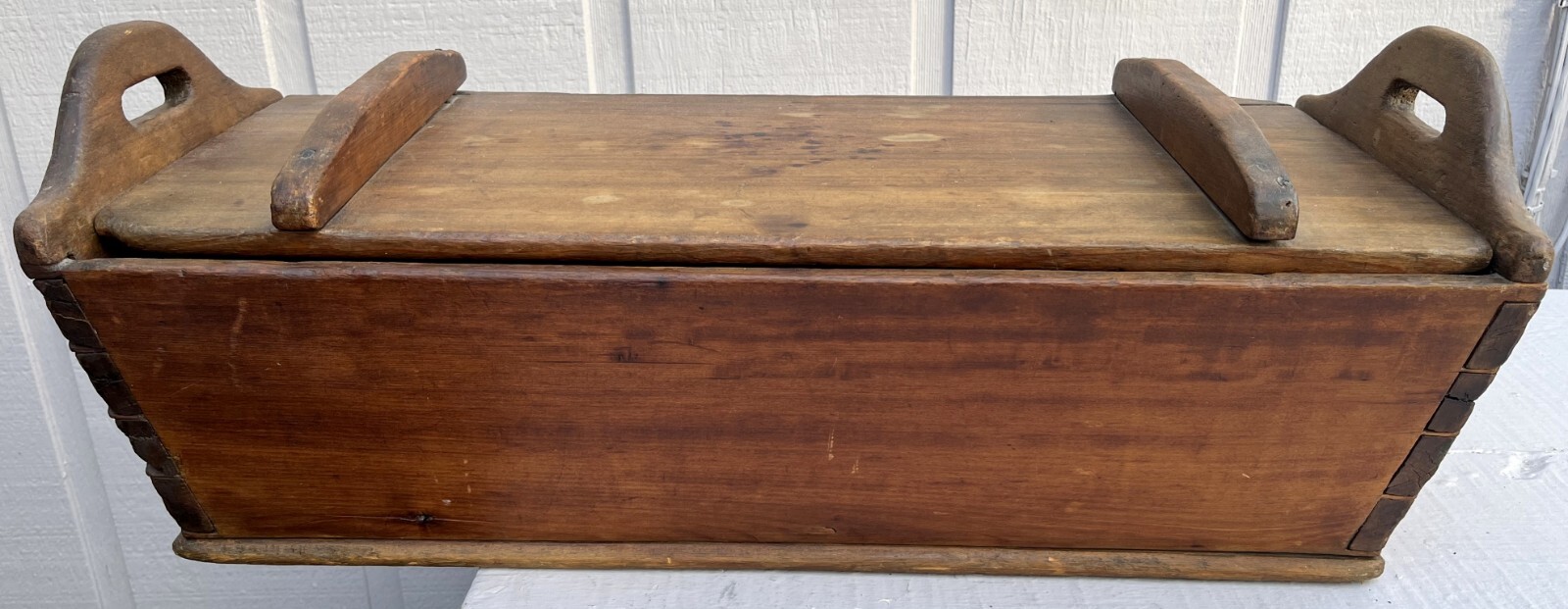 Antique Wooden Dough Box EBay antique-wooden-dough-box-ebay