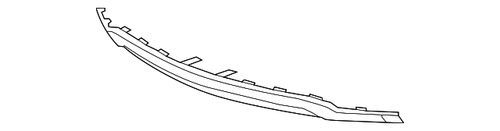 Genuine GM Front Bumper Fascia Air Deflector 25829699 | eBay