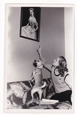 CUBAN STUNNING BLONDE ACTRESS VIOLETA JIMENEZ & HIS PET CUBA 1956 Photo ...
