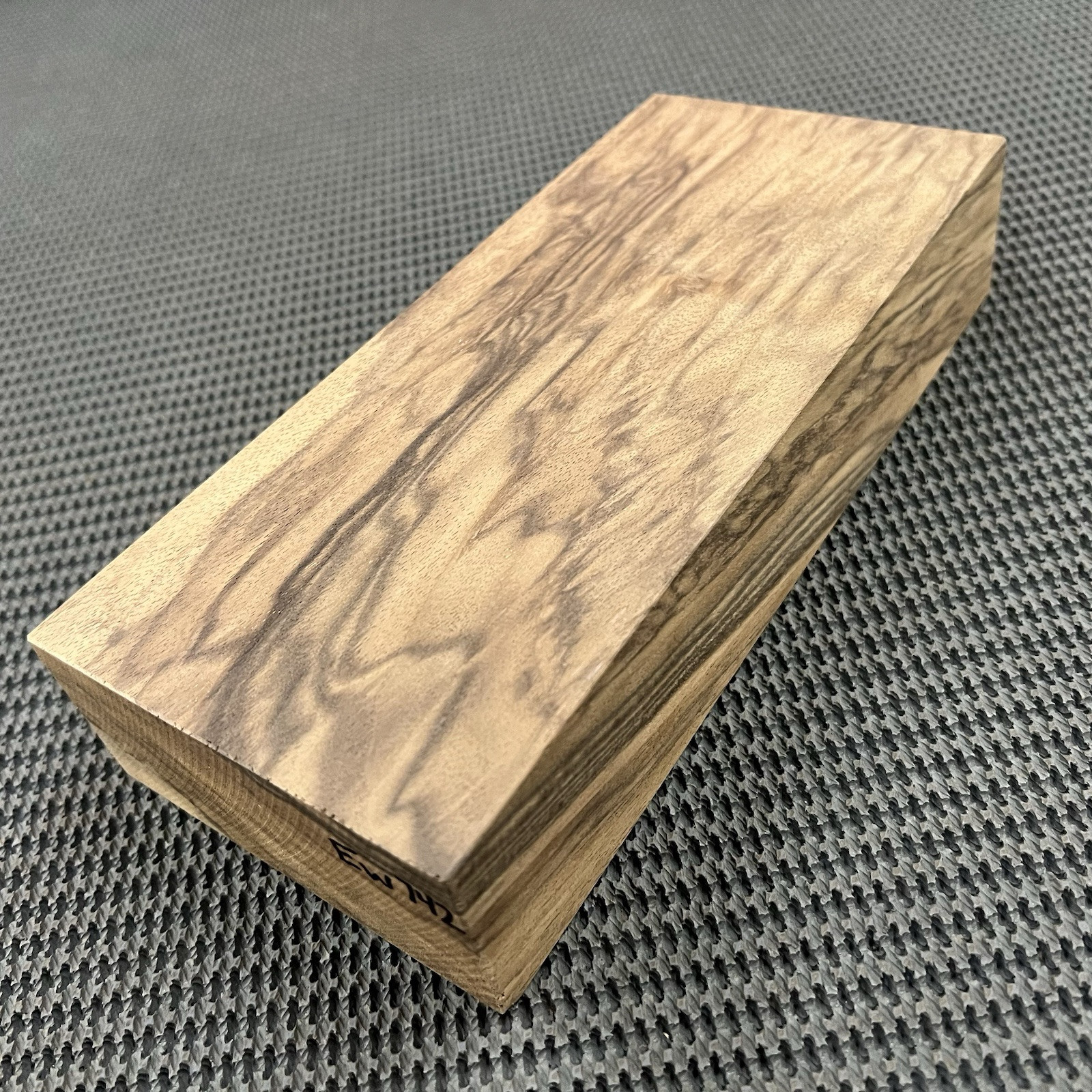 EW742 Marble Cake English Walnut Blank Block Knife Handle Pistol Grip 9 ...