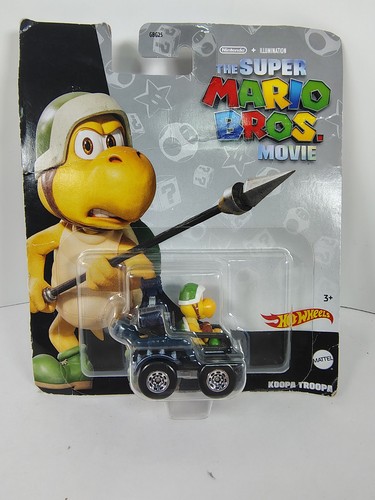 Hot Wheels Super Mario Bros Movie Koopa Troopa Kart Car HKD59 1:64 ...
