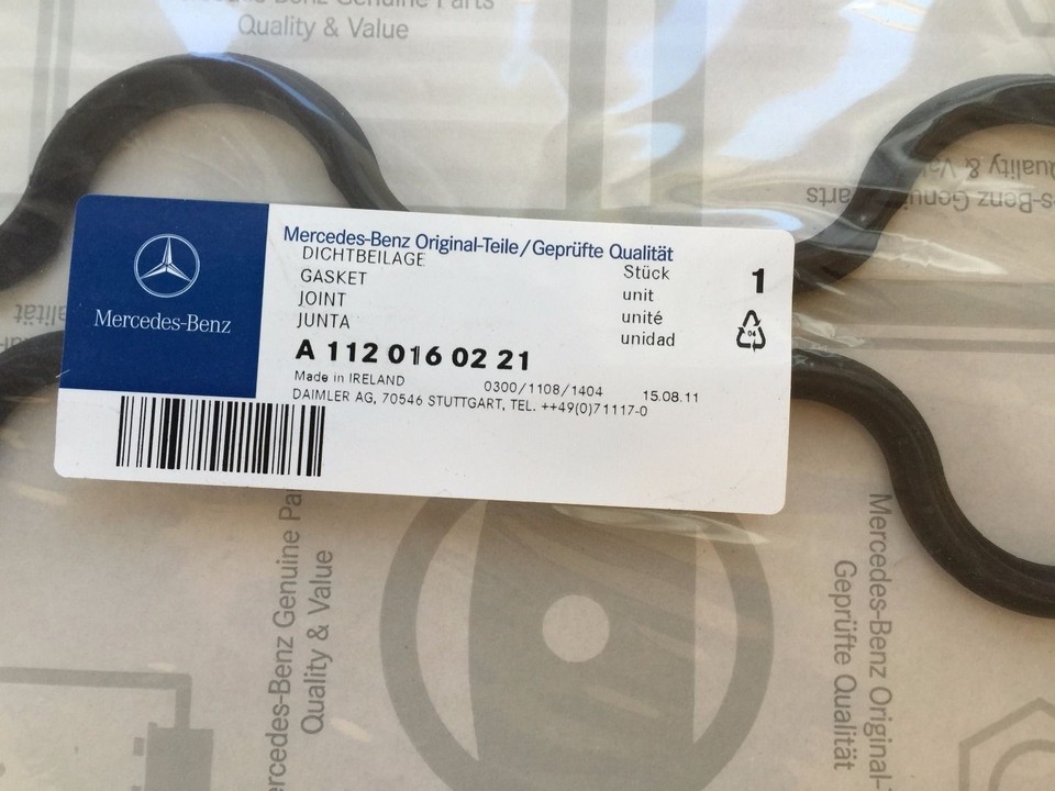NEW Original Mercedes-Benz M112 Engine Left & Right Valve Cover Gaskets ...
