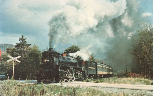 Postcard Steamtown 127 Canadian National Pacific type locomotive VTG ...