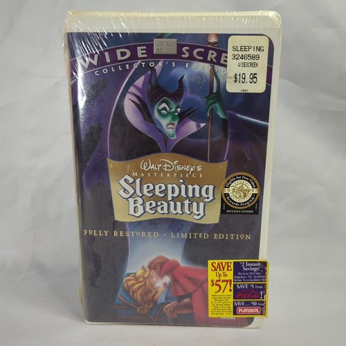 Sleeping Beauty Widescreen VHS Cassette Tape Walt Disney New Sealed | eBay