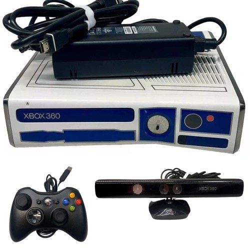 XBOX 360 Star Wars R2-D2 Edition 320GB Console Power Cord Kinect ...