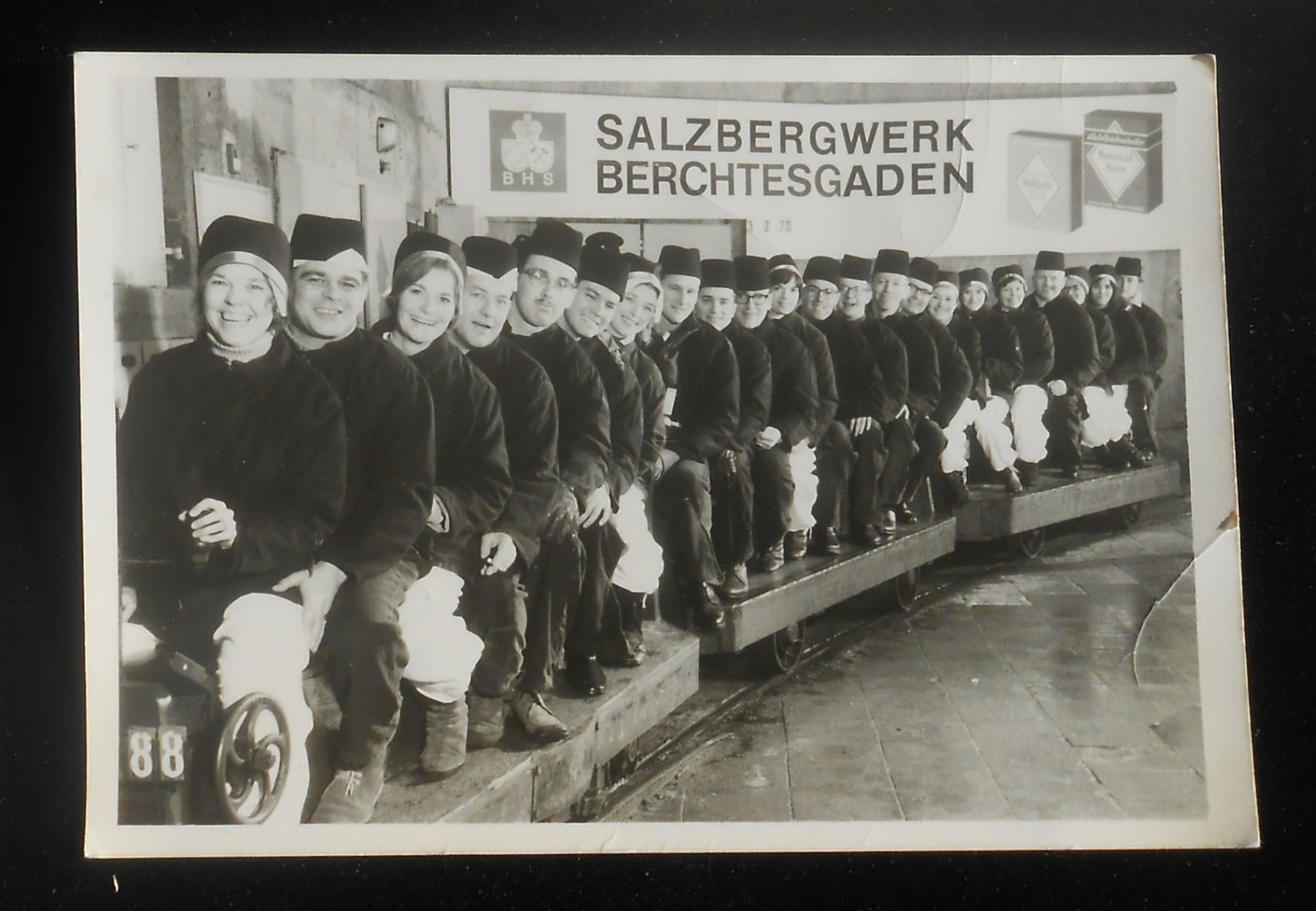 1960s? Tour Rail Ride Salzbergwerk Berchtesgaden Salt Mine ...