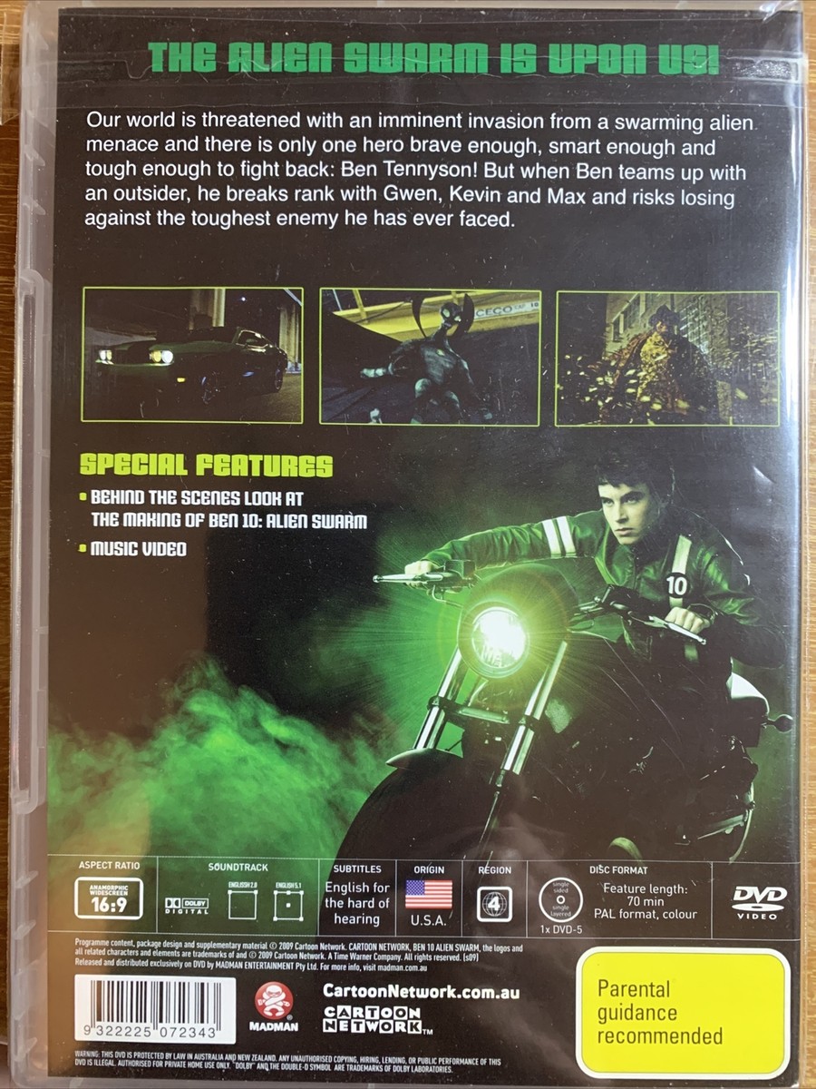 Ben 10 Alien Swarm Nanomech Transformation DVD: Ben 10 (Alien Swarm)