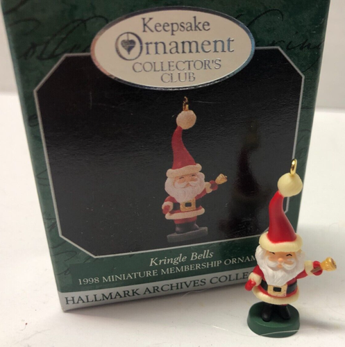 Hallmark Collector's Club KRINGLE BELLS 1998 Christmas MINI Ornament | eBay