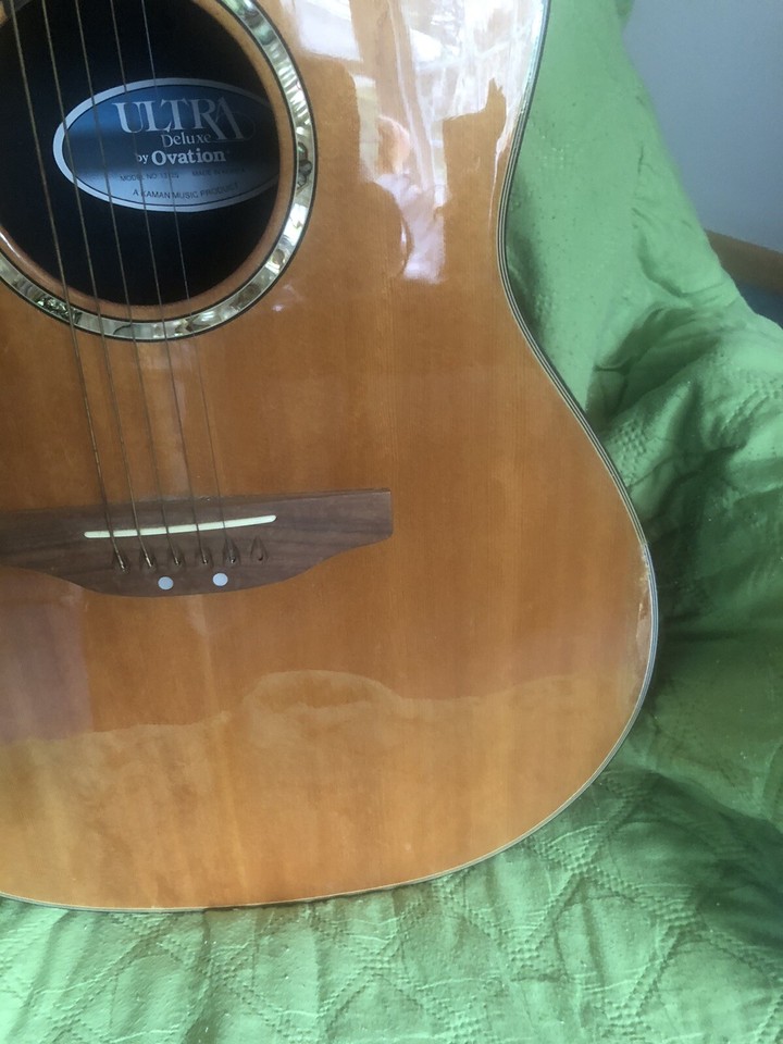 Ovation guitar ultra delux model 1312 S | eBay