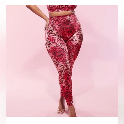 NWT-YITTY-Headliner Shaping High Waist Legging-Pink Yitty Kitty-Size ...