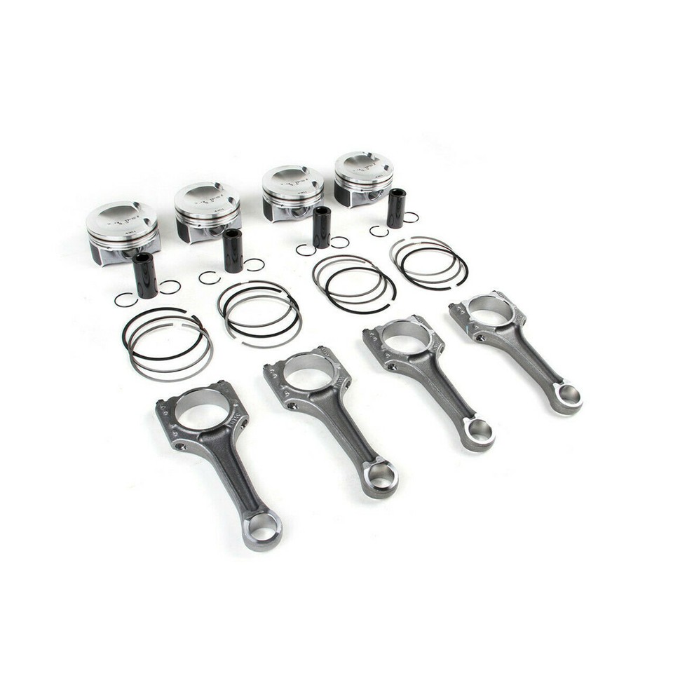 2.0T Piston & Connecting Rod Kit Φ23MM Fit For VW Atlas Golf Jetta AUDI ...