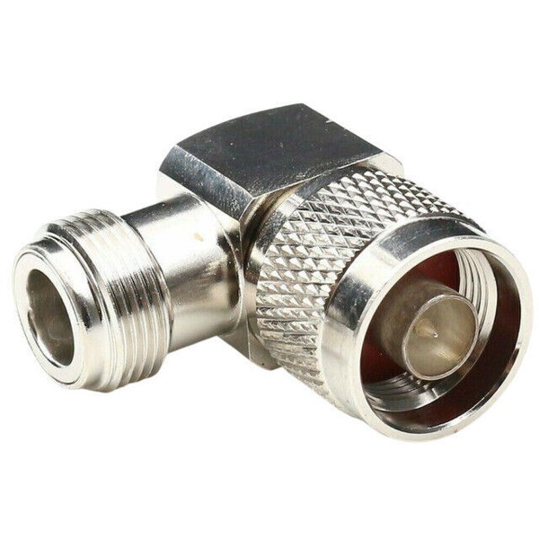 CablesOnline RF-N103-2 N-Type Male to N-Type Female Right Angle Adapter ...
