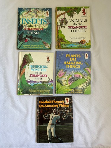 5 Vintage Step Up Science Picture Books Lot Hardcover 1964 Book Club ...