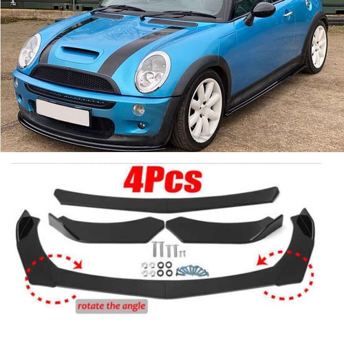 For Mini Cooper S R53 R55 R56 F56 Front Bumper Lip Body Kit Splitter ...