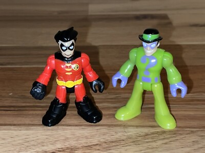 Fisher Price Imaginext DC Super Friends Robin & Riddler Figures S1 | eBay