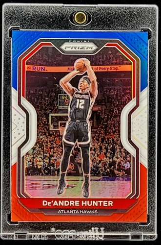 DeAndre Hunter - 2020-21 NBA Panini Prizm RWB Holo Card - Atlanta Hawks ...
