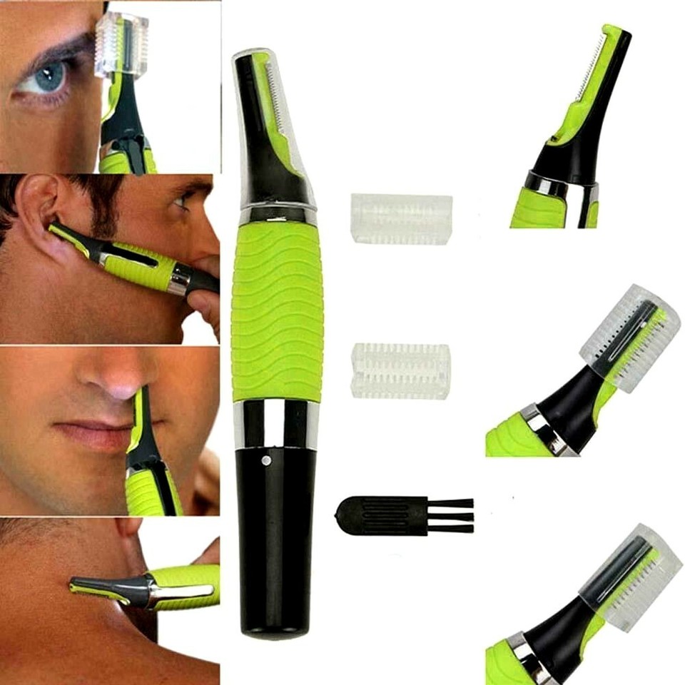 Nose Hair Trimmer Vibrissa Shaving Device Trimmer Multi-function Led ...