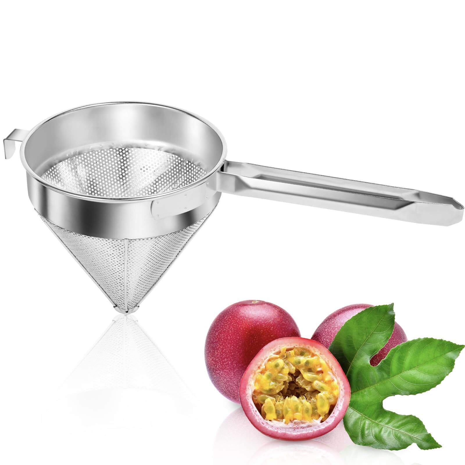 China Cap Strainer Chinois 18/8 Stainless Steel Coarse Strainer 8.3 ...