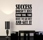 Wall Decal Success Lettering Quote Words Wise Sign Vinyl Sticker ...