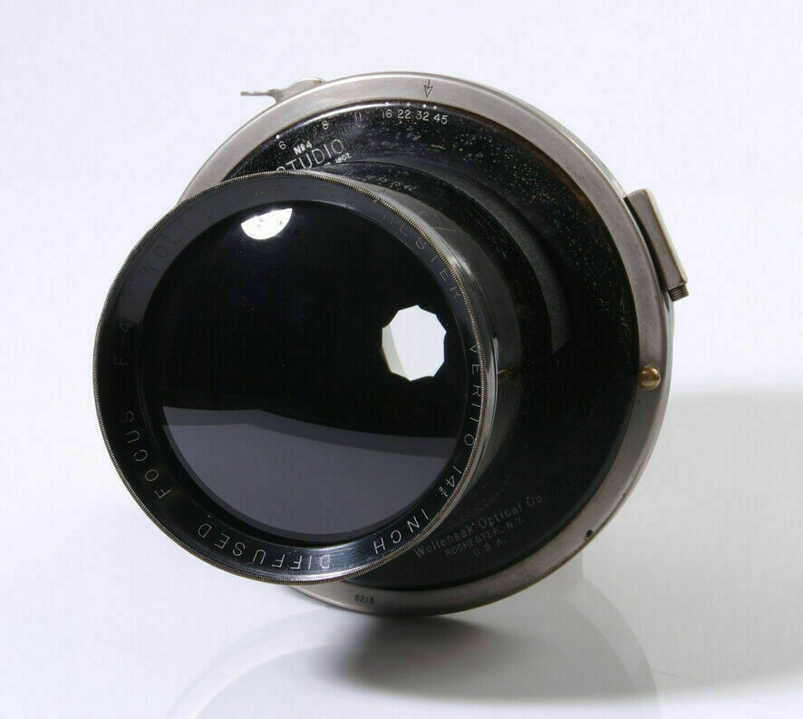 WOLLENSAK VERITO 14.5 inch F4 DIFFUSED FOCUS LENS CAMERA 8x10 SOFT ...