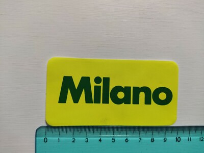 Adhesive Milano Sticker Autocollant Vintage 80s Original | eBay Australia