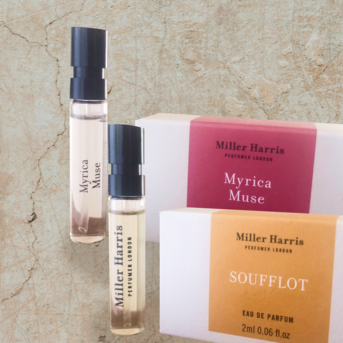 Miller Harris Set 2ml Samples - Myrica Muse + Soufflot: Floral Musk ...