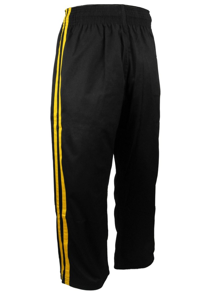 Karate Taekwondo Demo Team Striped Pants Freestyle Competition Martial ...