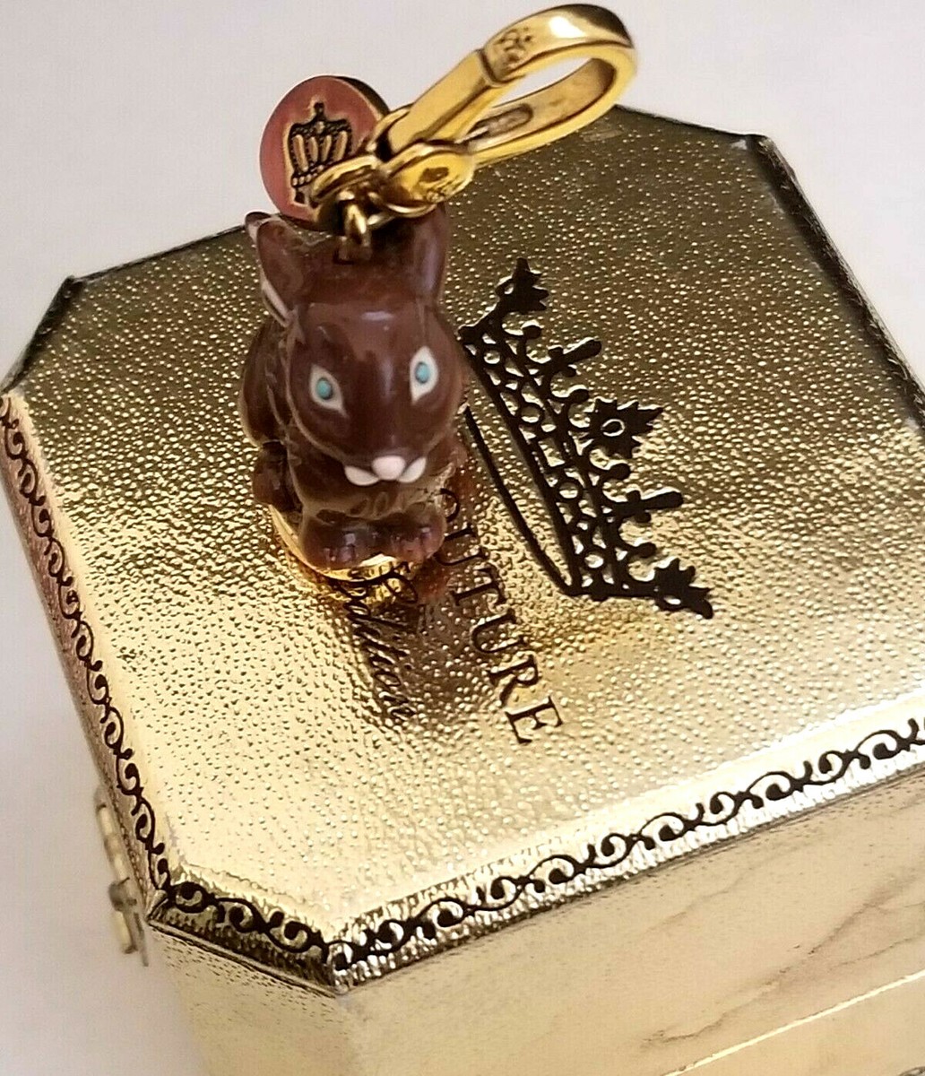 NEW IN BOX NWT 2010 Juicy Chocolate Bunny Rabbit Charm NEW IN BOX NWT 2010 Juicy Chocolate Bunny Rabbit Charm