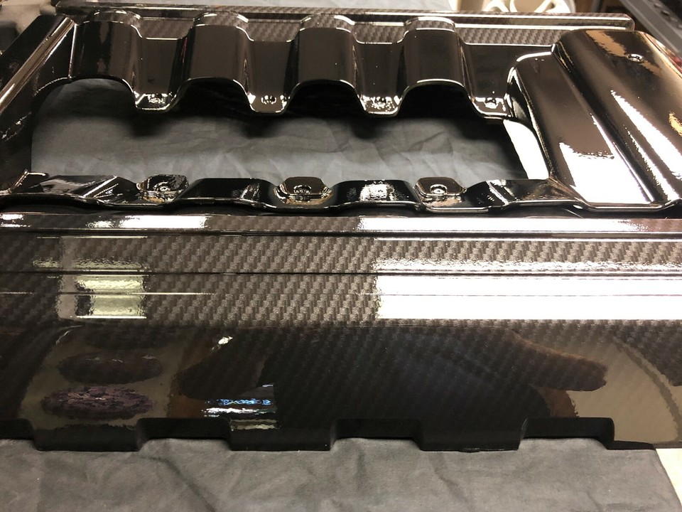 Mustang Engine Cover Set Coil Covers/ Engine Cover Carbon Fiber Candy ...