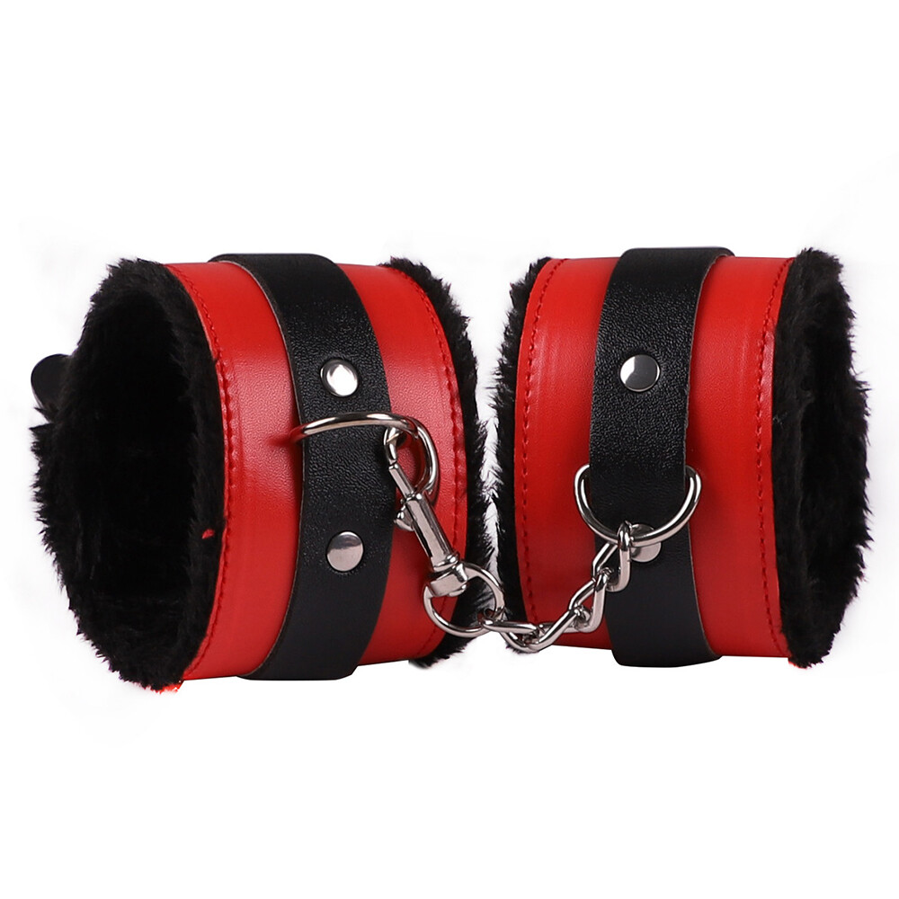 Restraint Handcuffs Adjustable Bondage Wrist cuffs Couples Bdsm Slave ...