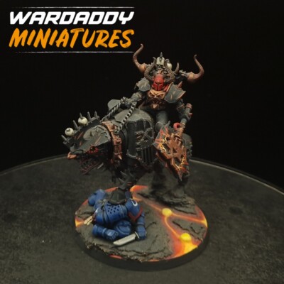 Pro Painted Warhammer 40k Chaos Space Lord On Juggernaut Games Workshop ...