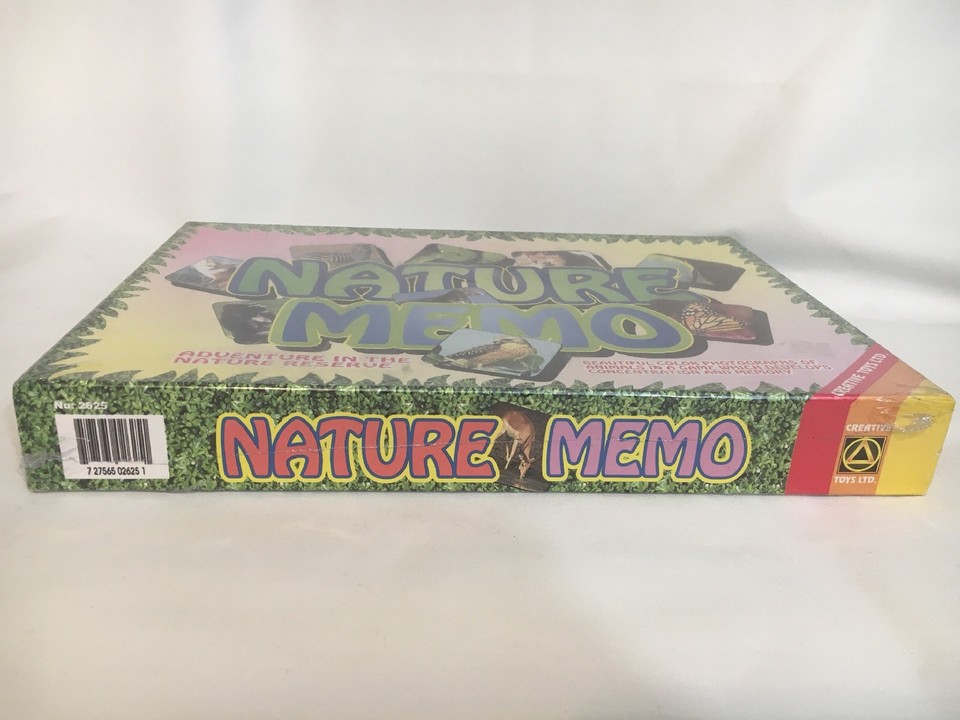 Nature Memo! Great Memory & Concentration Board Game Nice See! | eBay
