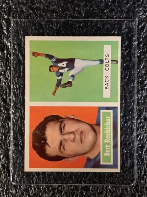 1957 Topps Football #41 Bert Rechichar EX/MT | eBay