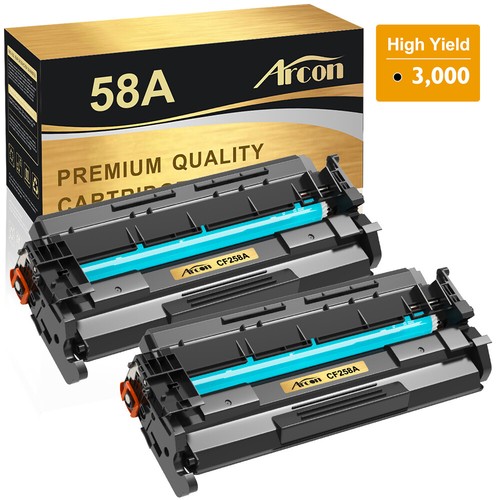 2 Pack CF258A 58A Toner Cartridge for HP LaserJet Pro M404n MFP M428fdw ...