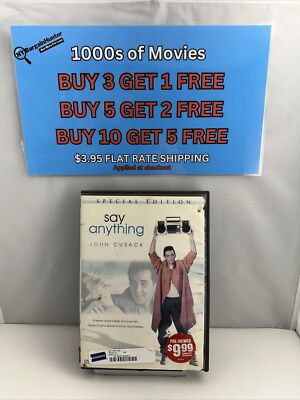 Say Anything (DVD, 2006, Special Edition Checkpoint) 24543024545| eBay