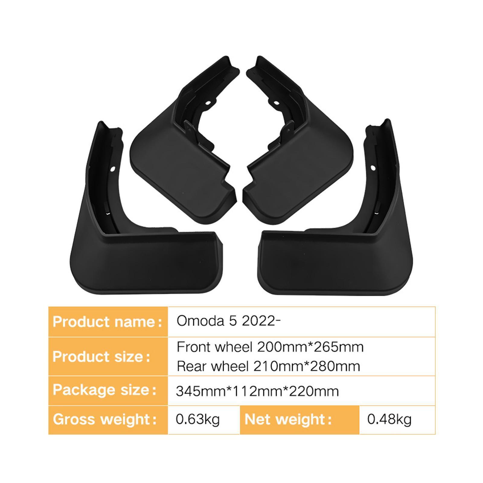4Pcs Mud Cover Car Accessories Protector Mudguards Wheel Mud Flaps for ...