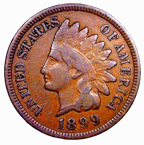 1899 Indian Head Penny..... Nice Detailed Coin..... 6-27-9 | eBay